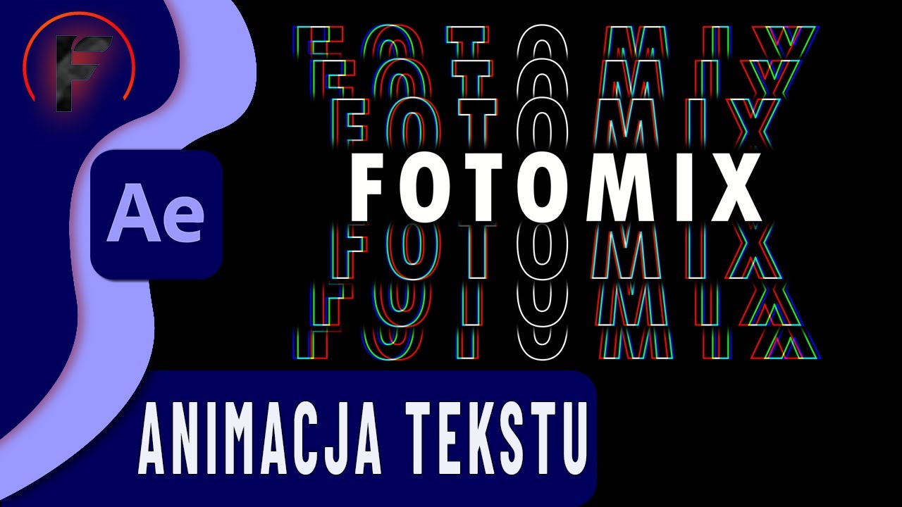 Poznaj trik na animację tekstu z efektem glitch RGB w After Effects