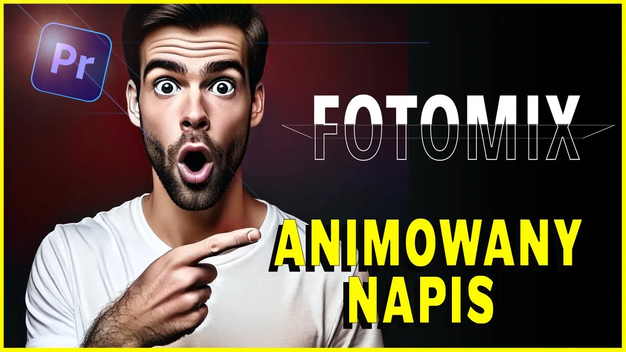 Efektowna animacja tekstu w Premiere Pro krok po kroku